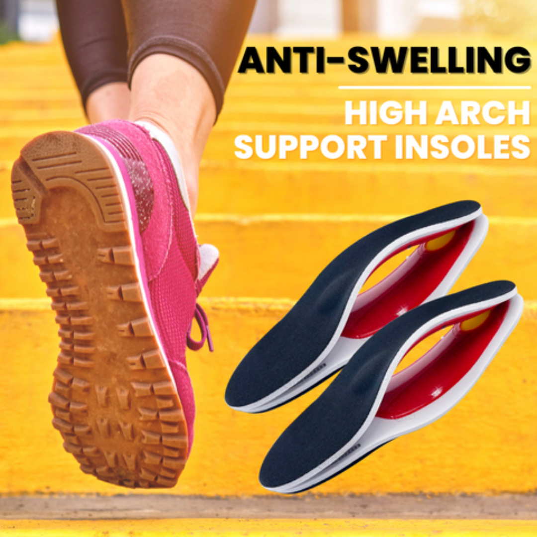 Anti-Swelling High Arch Support Insoles – Pickkar